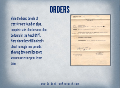 WWII Navy Military Service Records (O.M.P.F.’s) at the National ...