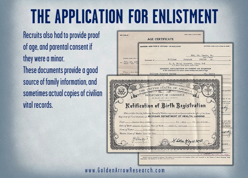 Using WWII Navy Enlistment Records to Research Your Family History ...