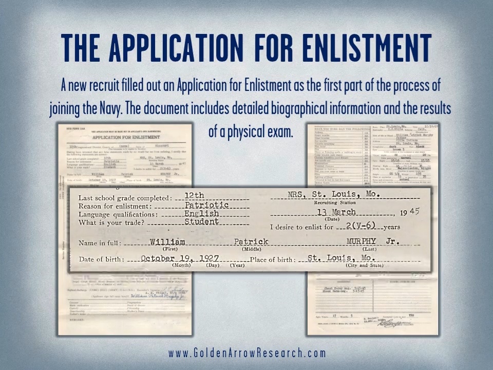 Using WWII Navy Enlistment Records to Research Your Family History ⋆ ...