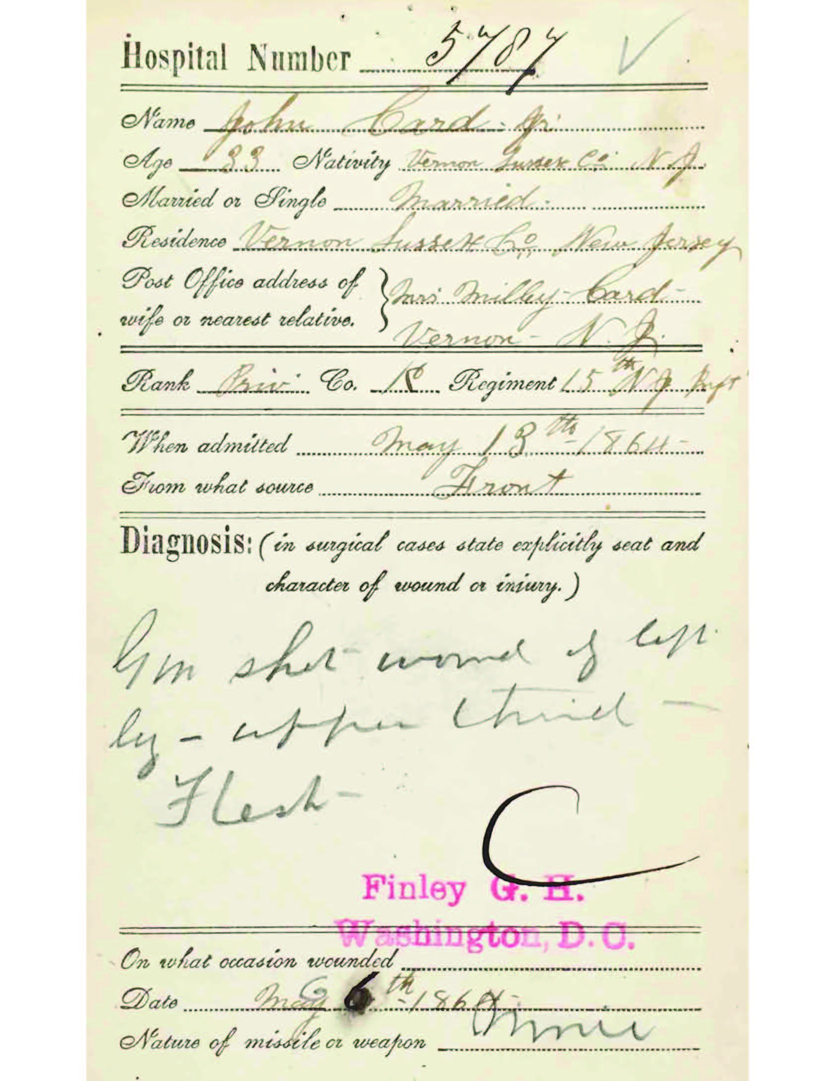Request Civil War Service Records – Golden Arrow Research